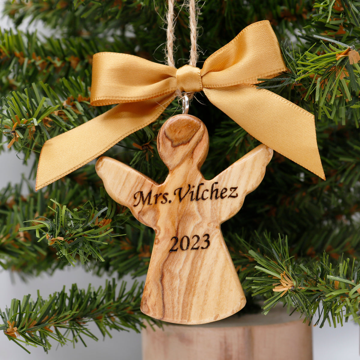 Personalized angel ornament | Christmas Custom name ornament |family n ...