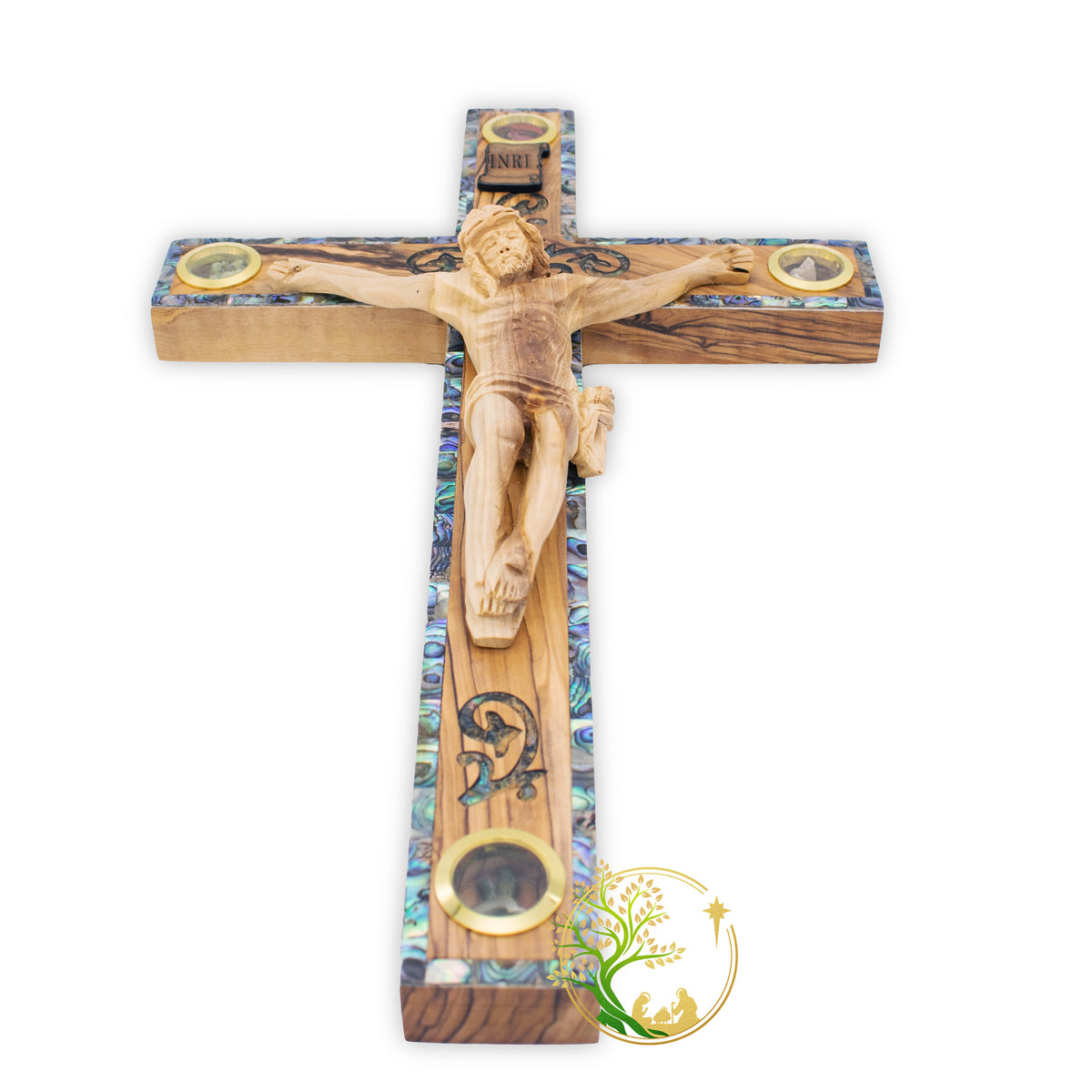 Large wall cross | Crucifix for wall | Holy Crucifix with relics from ...